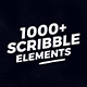 1000 Scribble Elements, After Effects Project Files | VideoHive